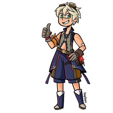 "Bennett Genshin Impact" Sticker for Sale by Soaptears | Redbubble