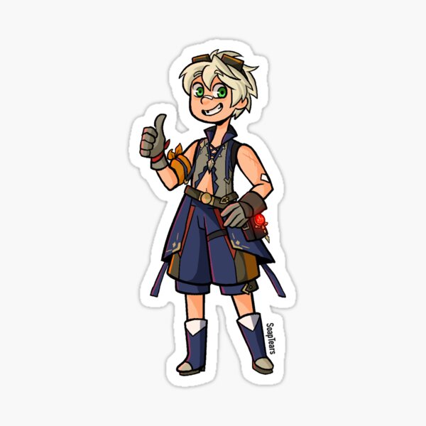 "Bennett Genshin Impact" Sticker for Sale by Soaptears | Redbubble