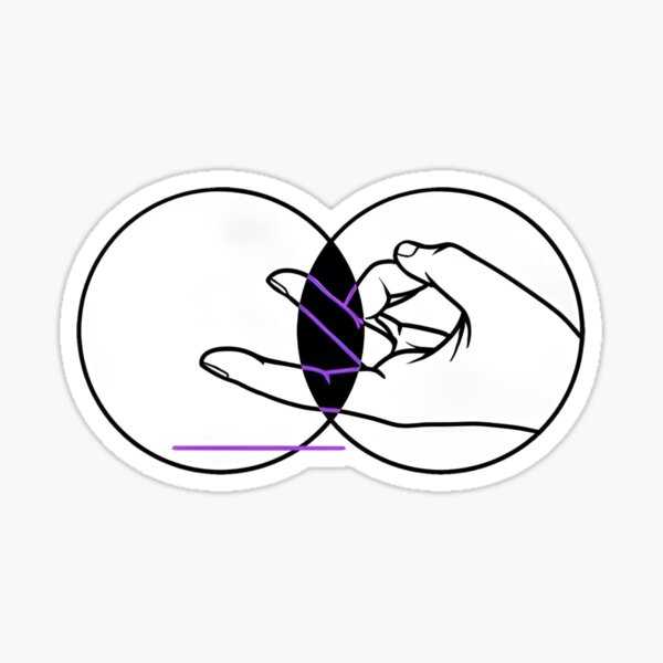 "Hollow purple" Sticker for Sale by friends420 | Redbubble