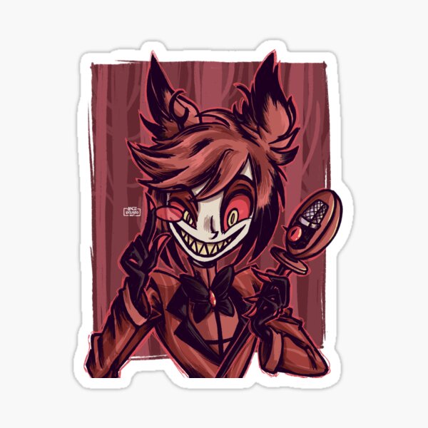 "Alastor - hazbin hotel" Sticker by AngiLaguado | Redbubble