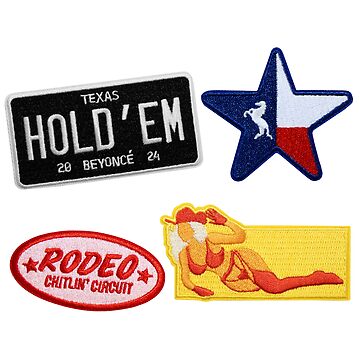 "Cowboy Carter Patches" Sticker for Sale by Merchbywatkins | Redbubble