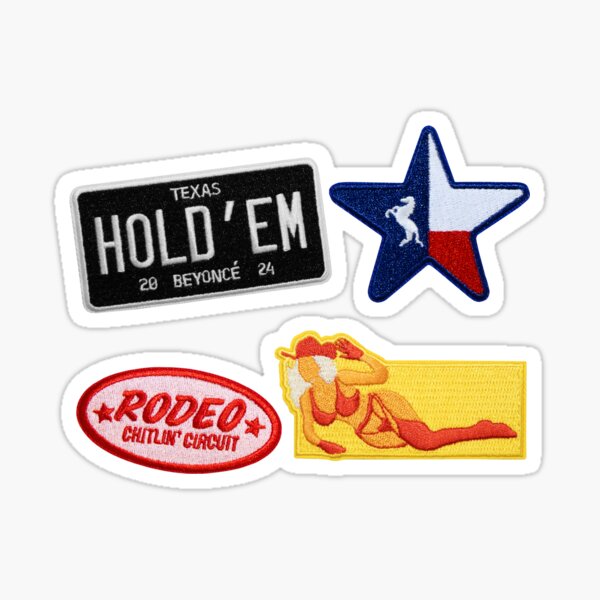 "Cowboy Carter Patches" Sticker for Sale by Merchbywatkins | Redbubble