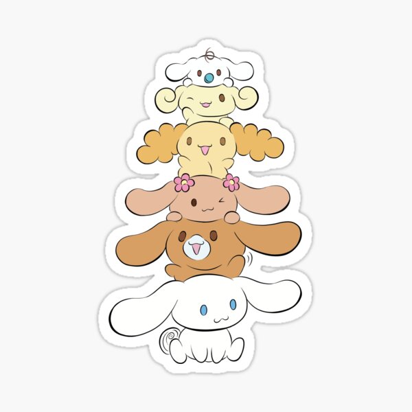 "Cinnamoroll and Friends Stack" Sticker for Sale by DecalPenPal | Redbubble