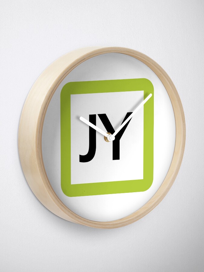 "JY / 山手線ロゴ-Yamanote Line logo-" Clock by TOKYOFLAGSTORE | Redbubble