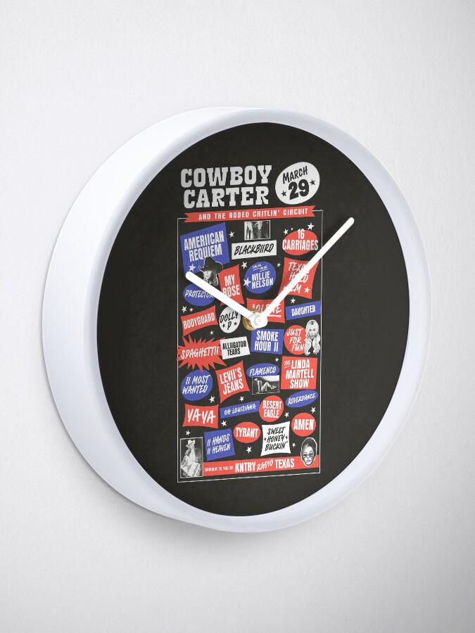 Beyonce Cowboy Carter Wall Clocks sold by Pacemaker-Amelina | SKU ...