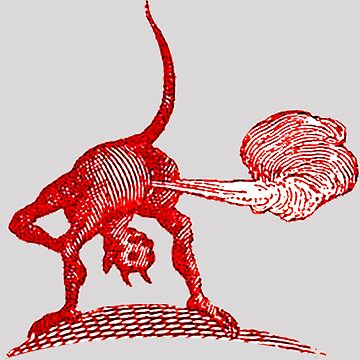 "HD. Medieval grotesque unmannerly little demon " Sticker for Sale by ...