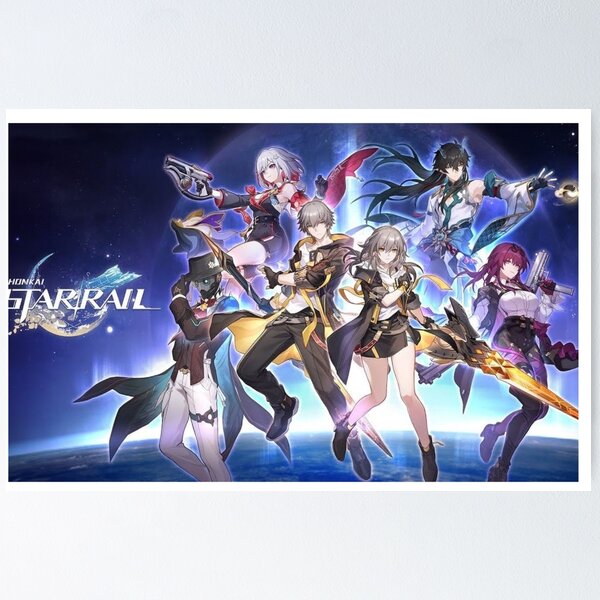 "Honkai Star Rail Banner Art" Poster for Sale by TheChipQueen | Redbubble
