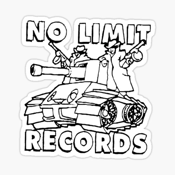 "No Limit Records Logo" Sticker by ChanniVernadeau | Redbubble