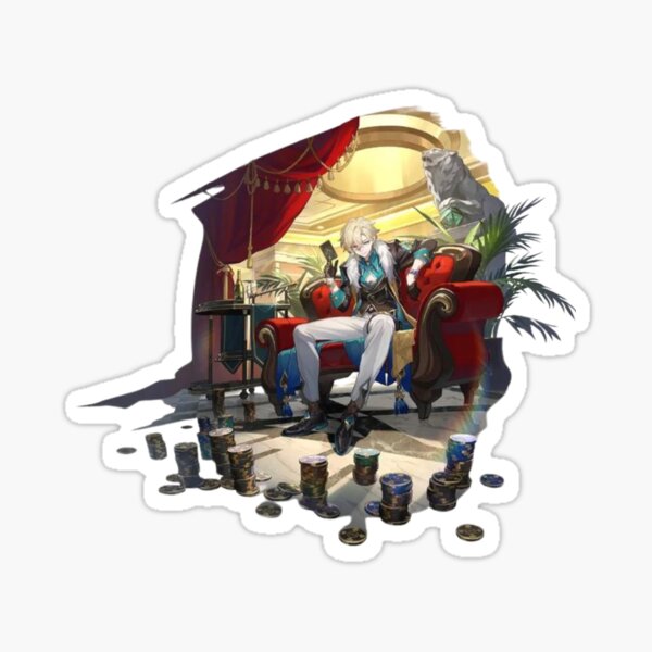 "Aventurine Banner Art - Honkai Star Rail" Sticker for Sale by ...