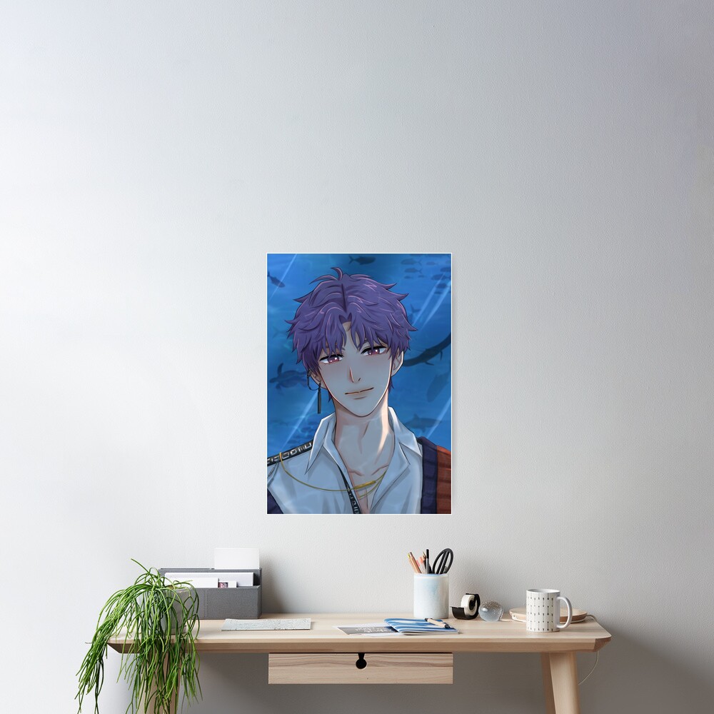 "Rafayel || Love and Deepspace" Sticker for Sale by yuniizu | Redbubble