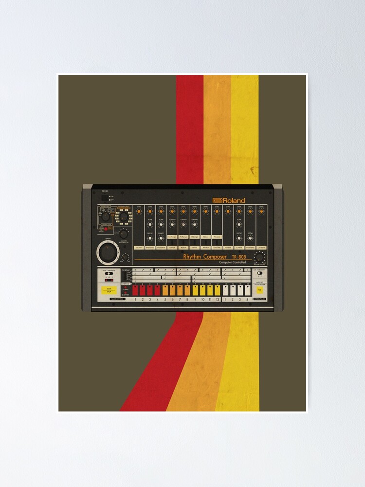 "TR-808" Poster for Sale by Plan8 | Redbubble