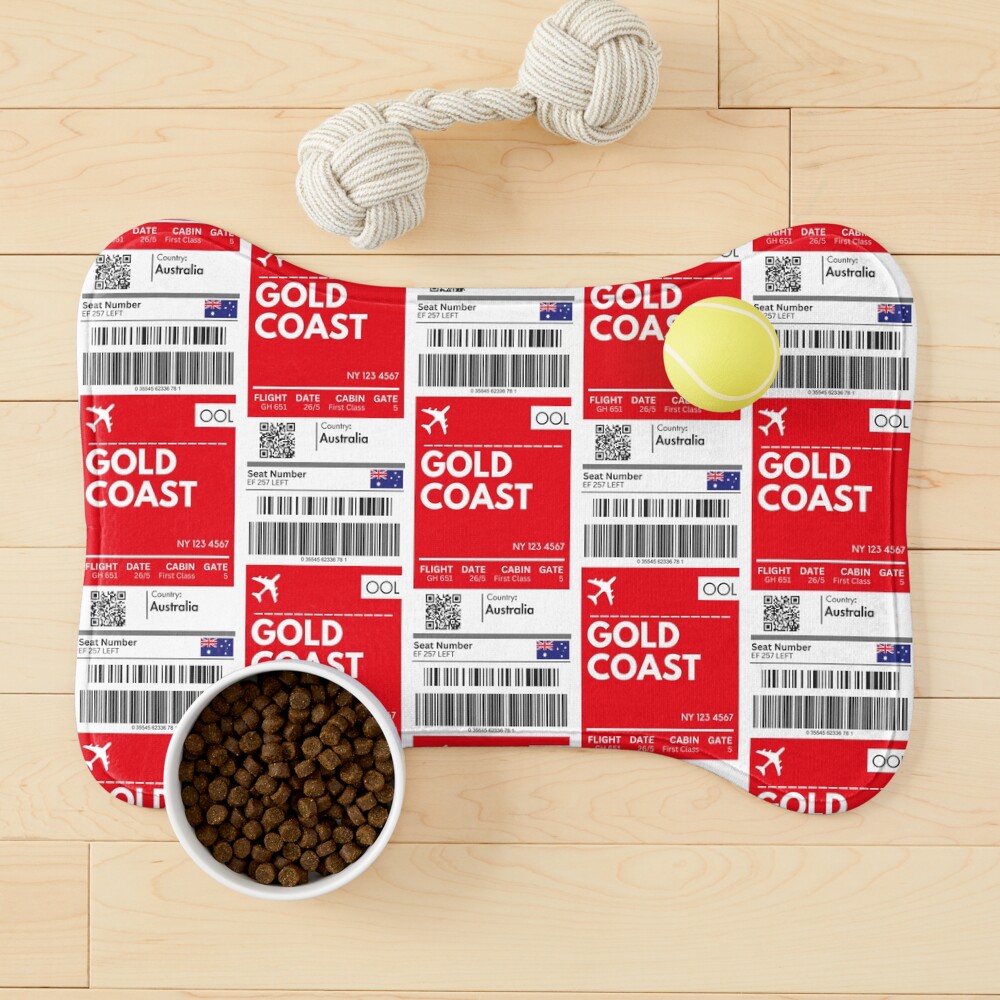 "Gold coast Airplane Boarding pass" Sticker for Sale by RoamInk | Redbubble