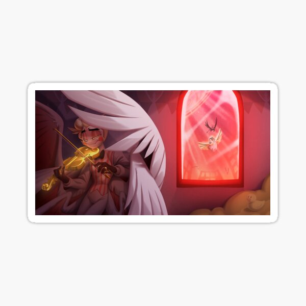 "Golden fiddle" Sticker for Sale by INUXI | Redbubble