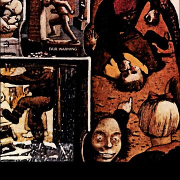 "Fair Warning Album Cover Van Halen" Classic T-Shirt for Sale by ...