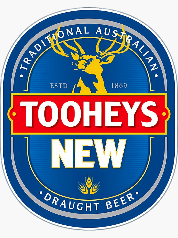 "Vol Tooheys Old Brewery Irish Whiskey Logo Brewery Local" Sticker for ...