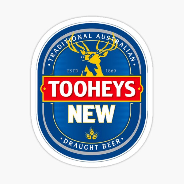"Vol Tooheys Old Brewery Irish Whiskey Logo Brewery Local" Sticker for ...