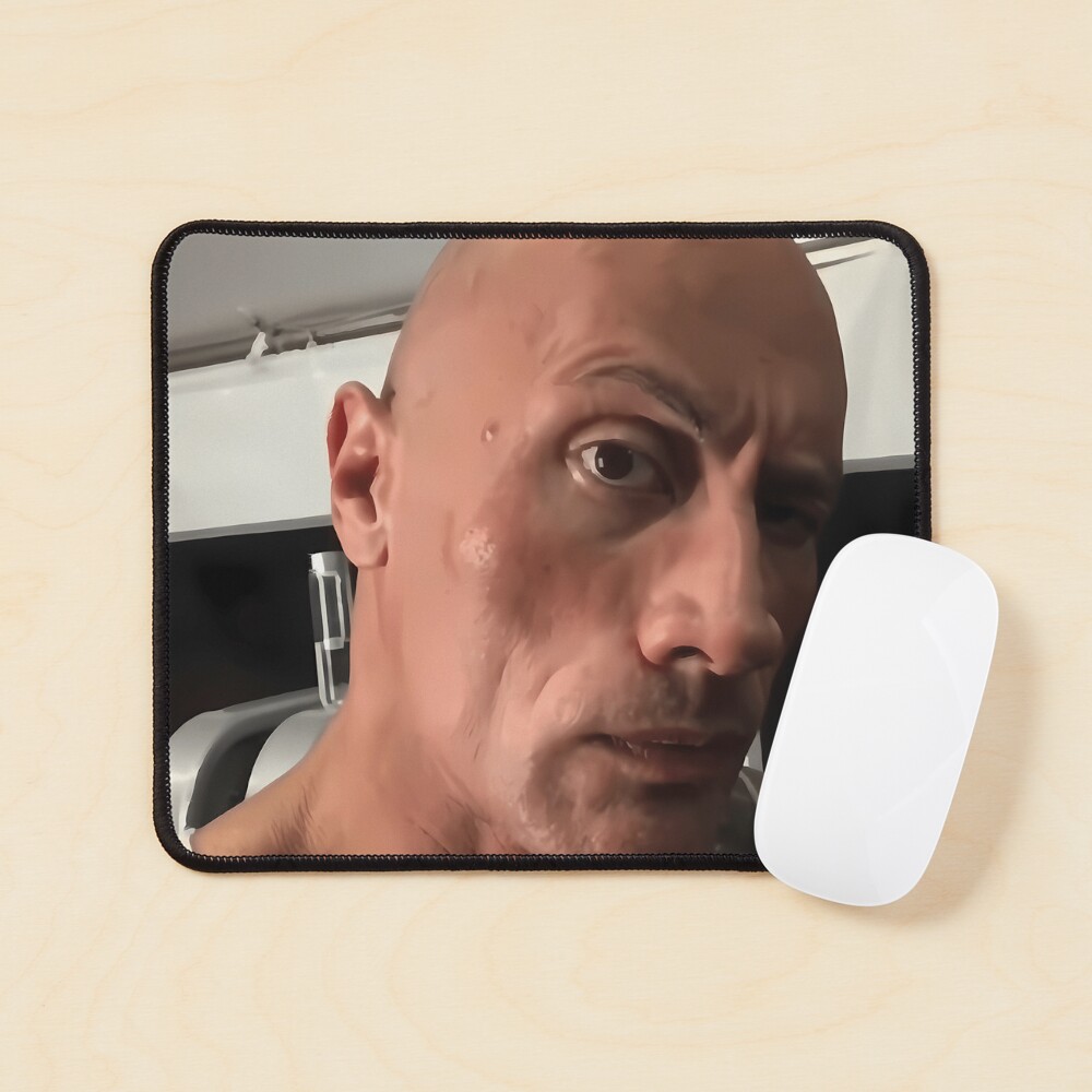 "Dwayne The Rock Johnson Eyebrow Raise Meme Classic" Sticker for Sale ...