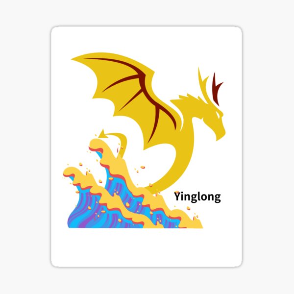 "Yinglong (Flying Dragon) Chinese myths & legend" Sticker for Sale by ...