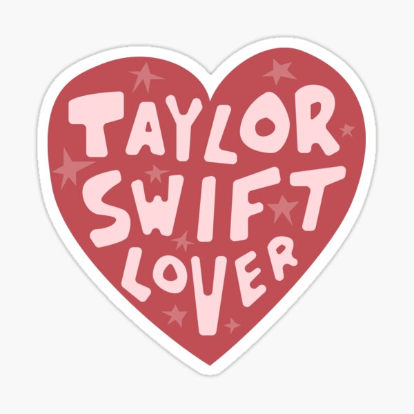 "Taylor Swift Lover" Sticker for Sale by Taylor Swift Fan Art | Redbubble