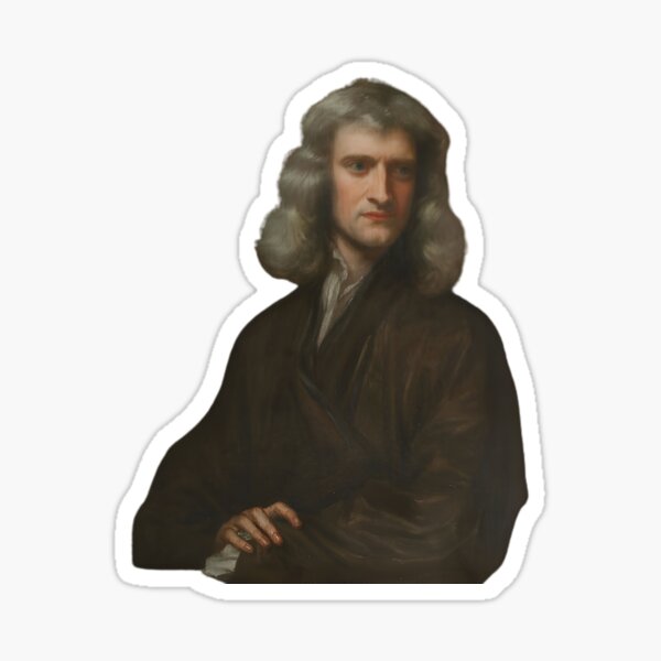"Isaac Newton" Sticker for Sale by Adriano1909 | Redbubble