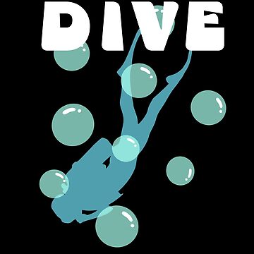 "Dive" Sticker for Sale by Colorfulman | Redbubble