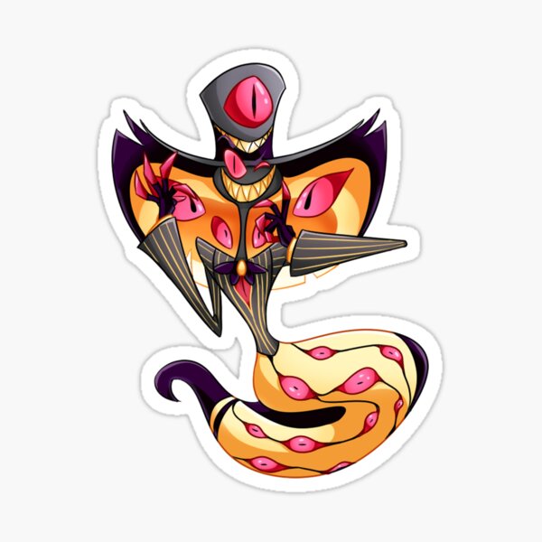 "Sir Pentious - Hazbin Hotel" Sticker for Sale by florenceboo | Redbubble