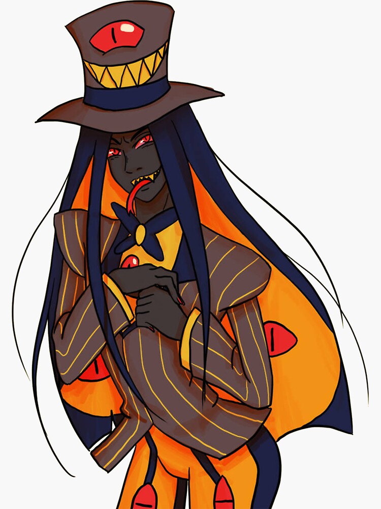 "Sir Pentious - Hazbin Hotel" Sticker for Sale by florenceboo | Redbubble