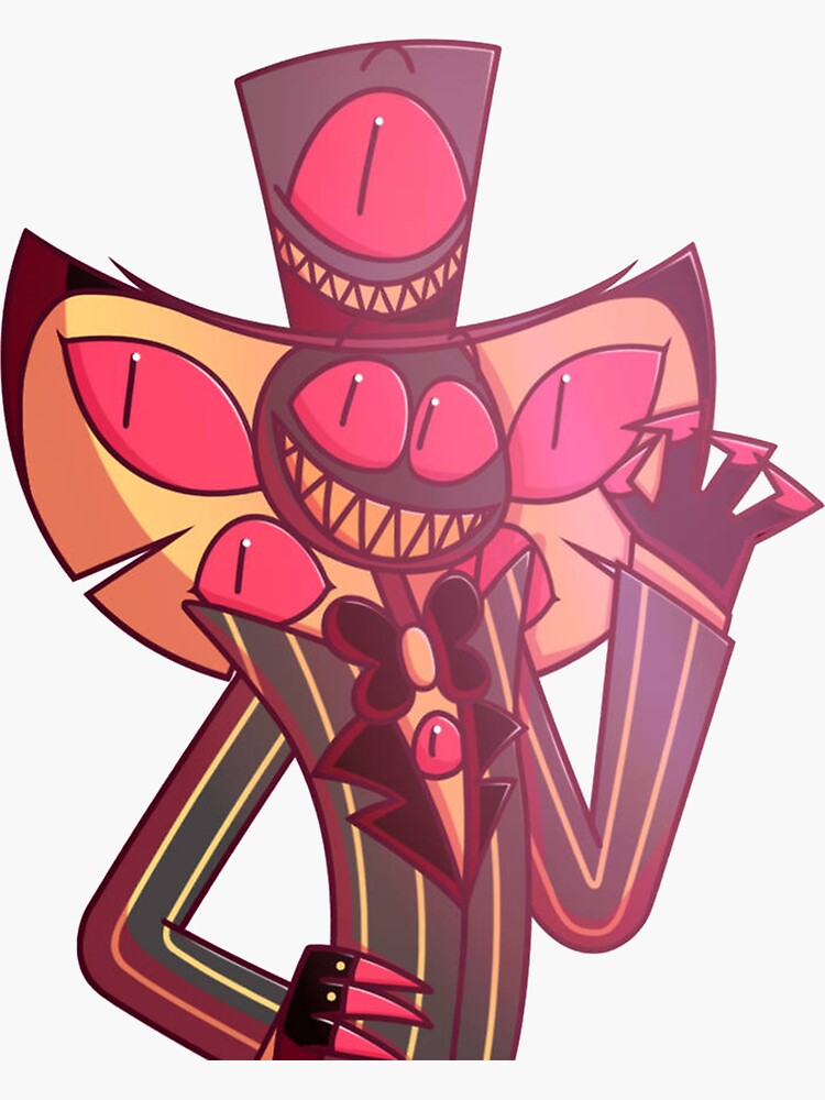 "Sir Pentious - Hazbin Hotel" Sticker for Sale by florenceboo | Redbubble