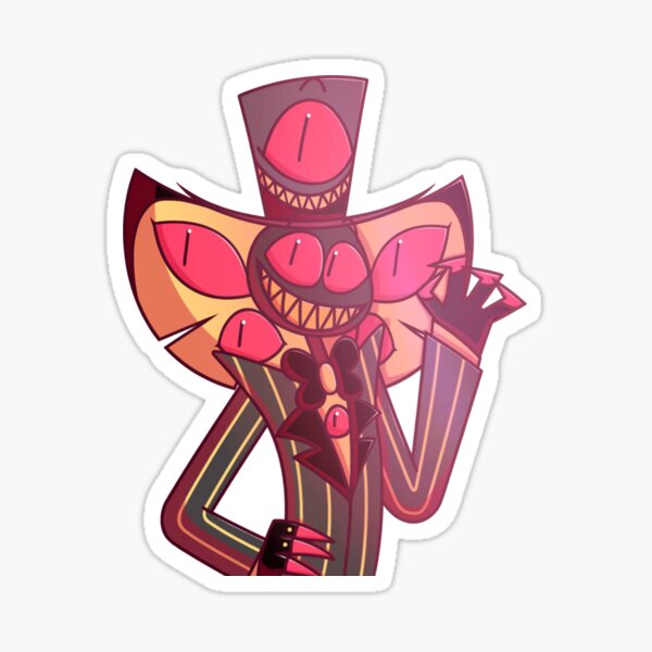 "Sir Pentious - Hazbin Hotel" Sticker for Sale by florenceboo | Redbubble