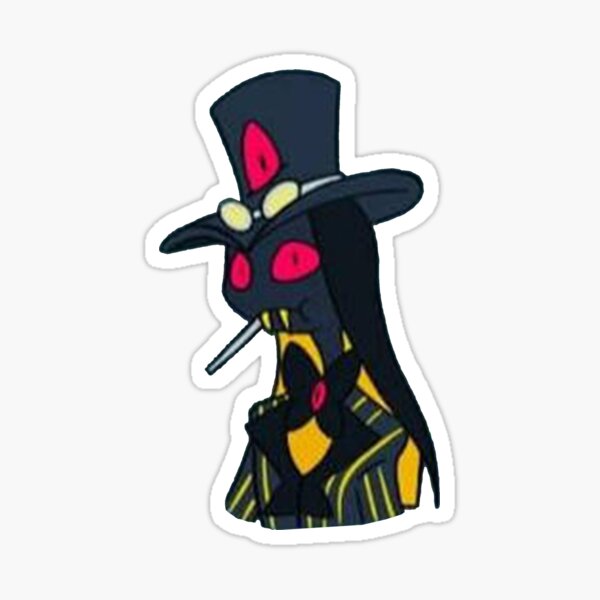 "Sir Pentious - Hazbin Hotel" Sticker for Sale by florenceboo | Redbubble