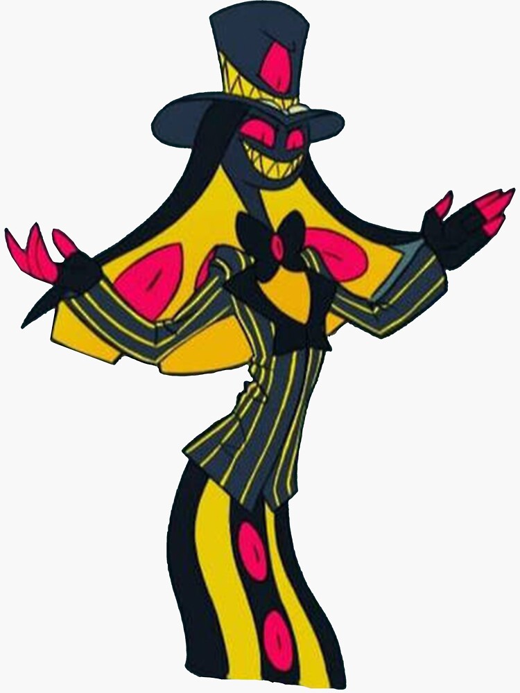 "Sir Pentious - Hazbin Hotel" Sticker for Sale by florenceboo | Redbubble