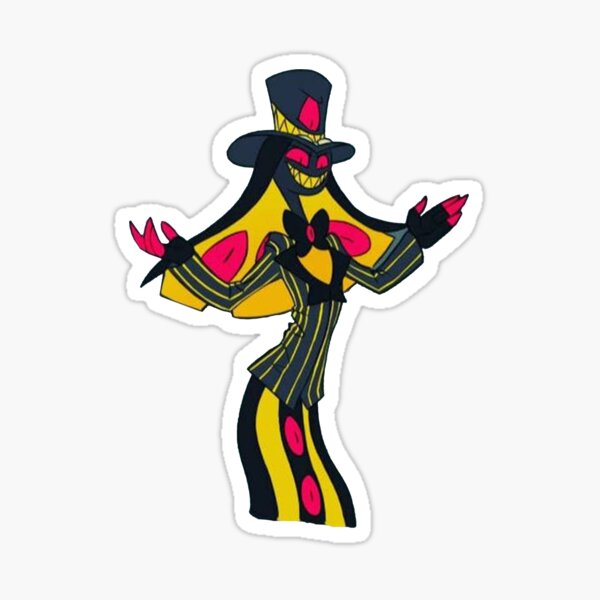 "Sir Pentious - Hazbin Hotel" Sticker for Sale by florenceboo | Redbubble