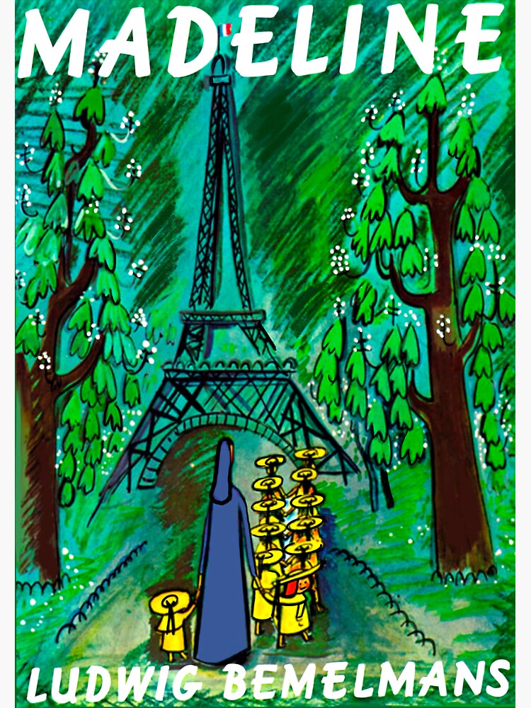 "Madeline Vintage Children's Book Cover " Sticker for Sale by ...