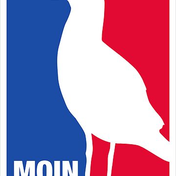 Sticker mit "Moin Logo mit Möwe Moin" von Kuestenvibes | Redbubble