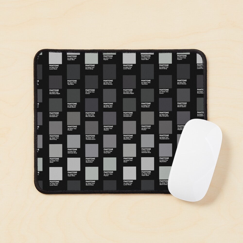 "Pantone Gray Shades - Dark" Poster for Sale by nathancowle | Redbubble