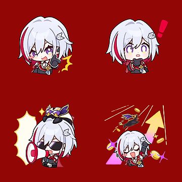 "Topaz Emoji Set - Honkai Star Rail" Sticker for Sale by TheChipQueen ...