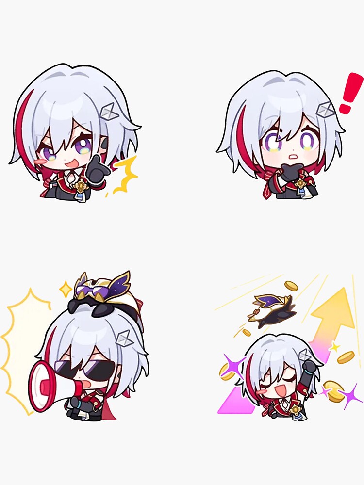 "Topaz Emoji Set - Honkai Star Rail" Sticker for Sale by TheChipQueen ...