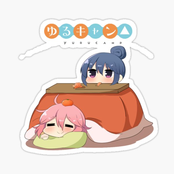 "Yuru camp cute design 2" Sticker for Sale by eevster72 | Redbubble