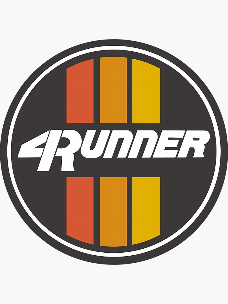 "4Runner Retro Logo" Sticker by DeniseLefevree | Redbubble
