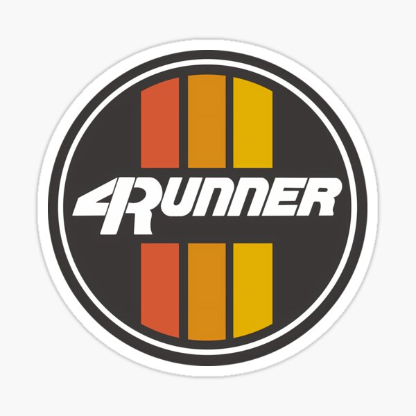 "4Runner Retro Logo" Sticker by DeniseLefevree | Redbubble