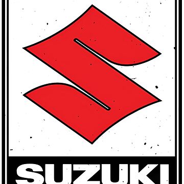 "Suzuki Motorcycles Vintage 70'S Logo" Sticker for Sale by QueenieFunk ...