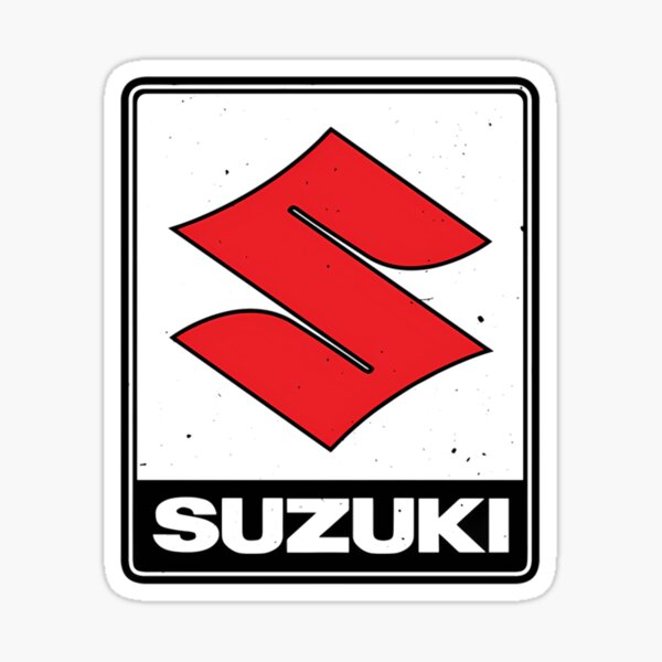 "Suzuki Motorcycles Vintage 70'S Logo" Sticker for Sale by QueenieFunk ...
