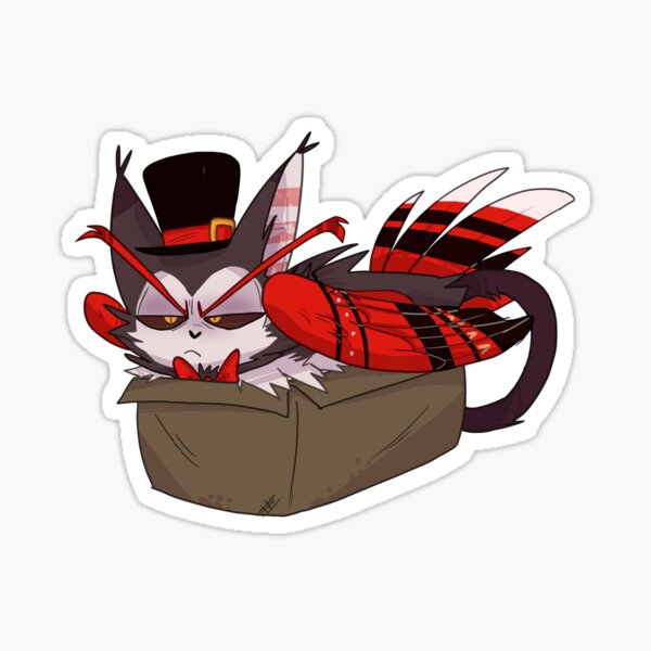 "Hazbin Hotel Husk" Sticker for Sale by Franey-com | Redbubble