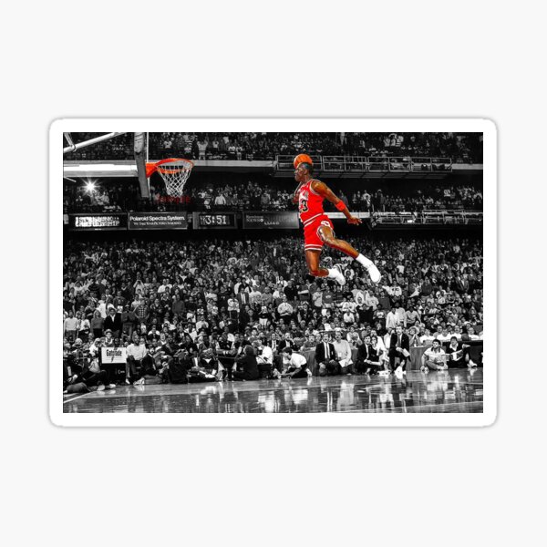 "Jumpman - Free Throw Line Dunk Jordan" Sticker for Sale by ...