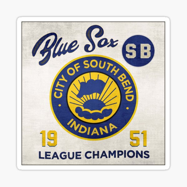 "South Bend Blue Sox • AAGPBL Patch" Sticker for Sale by Stefanie Klopp ...