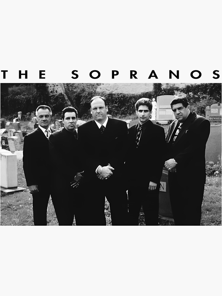 "The Sopranos - Retro" Sticker for Sale by EmilieGaillard | Redbubble