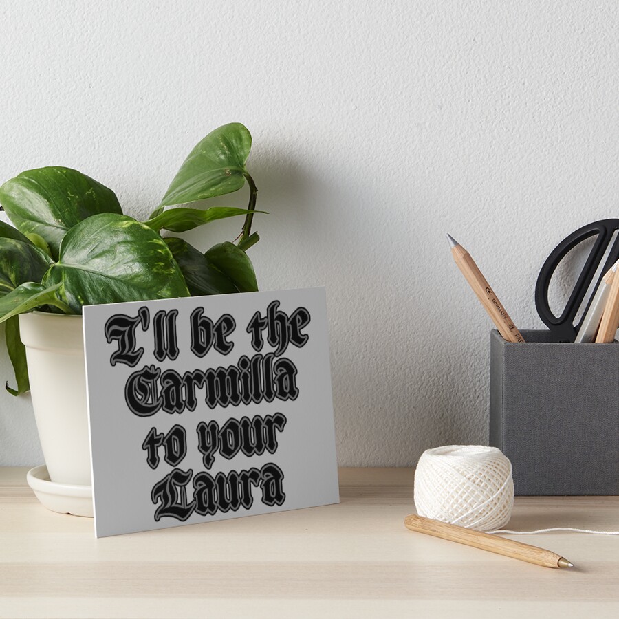 "Carmilla and Laura" Sticker for Sale by CoffinsBlood | Redbubble