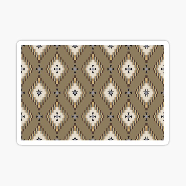 "Aztec Navajo Seamless Pattern" Sticker for Sale by Natji-Arts | Redbubble