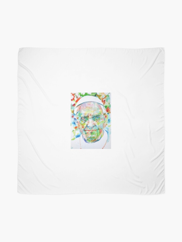 "POPE FRANCIS - watercolor portrait" Scarf by lautir | Redbubble