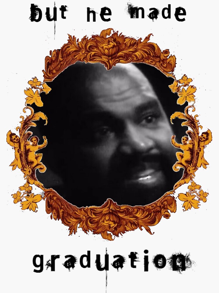 ""But He Made Graduation" Portrait" Sticker for Sale by AdwogDesigns ...